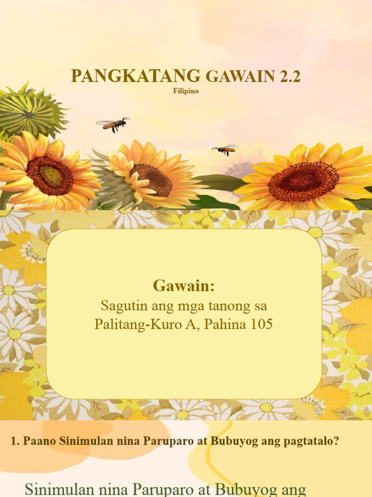 Filipino Peta 2.2 | PDF