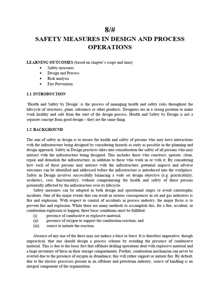 Lecture 8A Safety in Design | PDF | Fire Sprinkler System ...