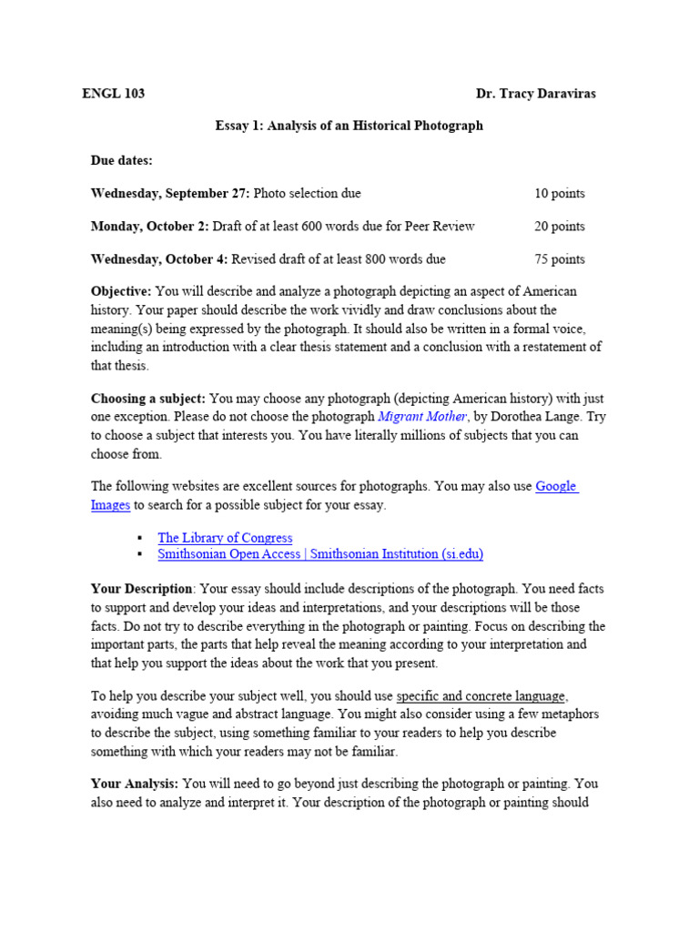 ENGL103 Essay1 F23 019 | PDF