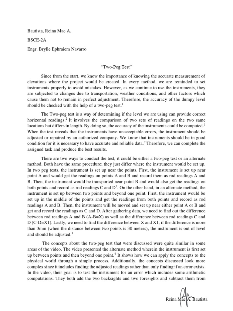 Bautista BSCE-2A Activity 5 01102022 | PDF | Accuracy And Precision | Surveying