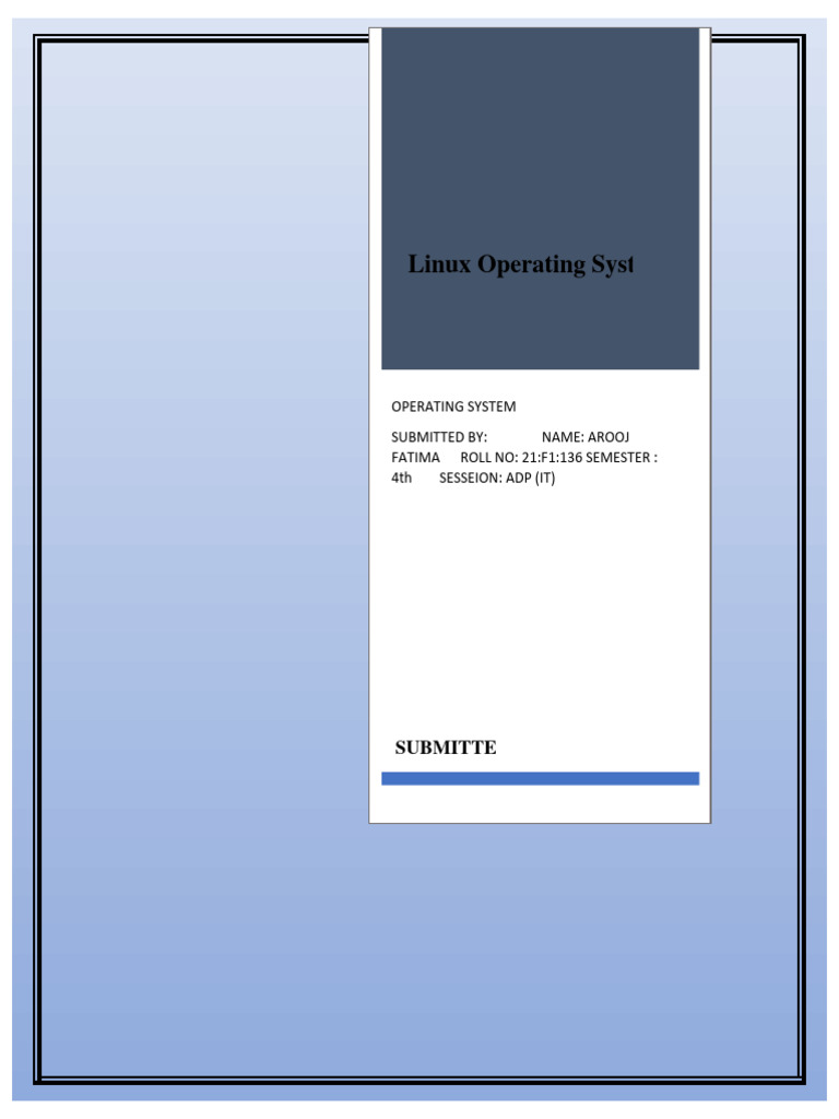 Linux Operating System | PDF
