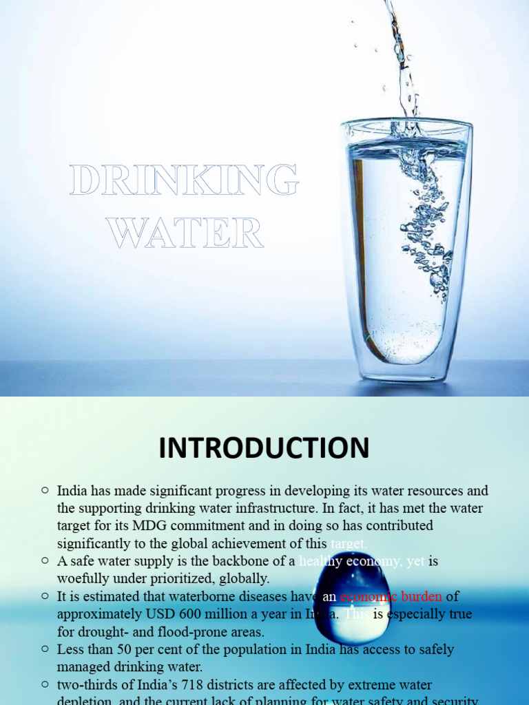 Drinking Water | PDF | Water | Drinking Water