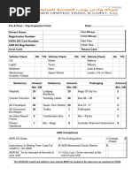 Driver Assessment Checklist | PDF | Vehicles | Landing Gear