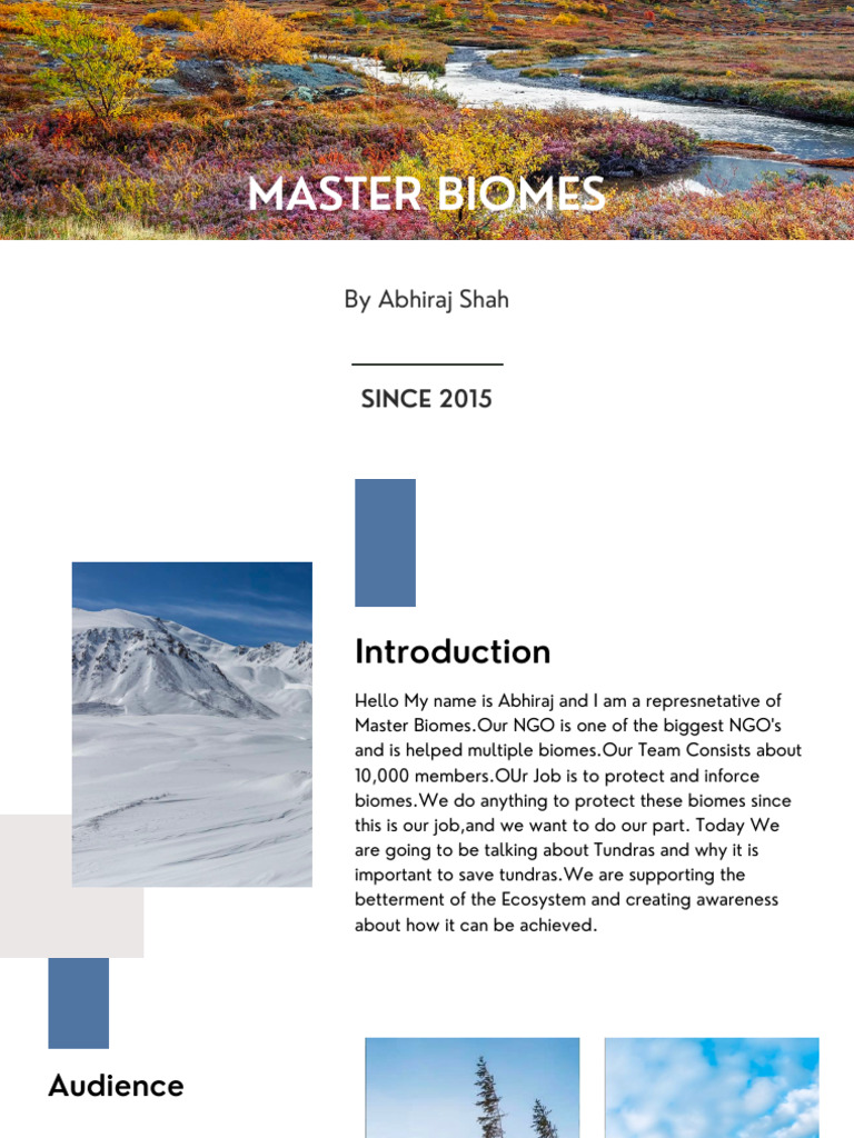 Tundras 1 | PDF | Arctic | Environmental Science