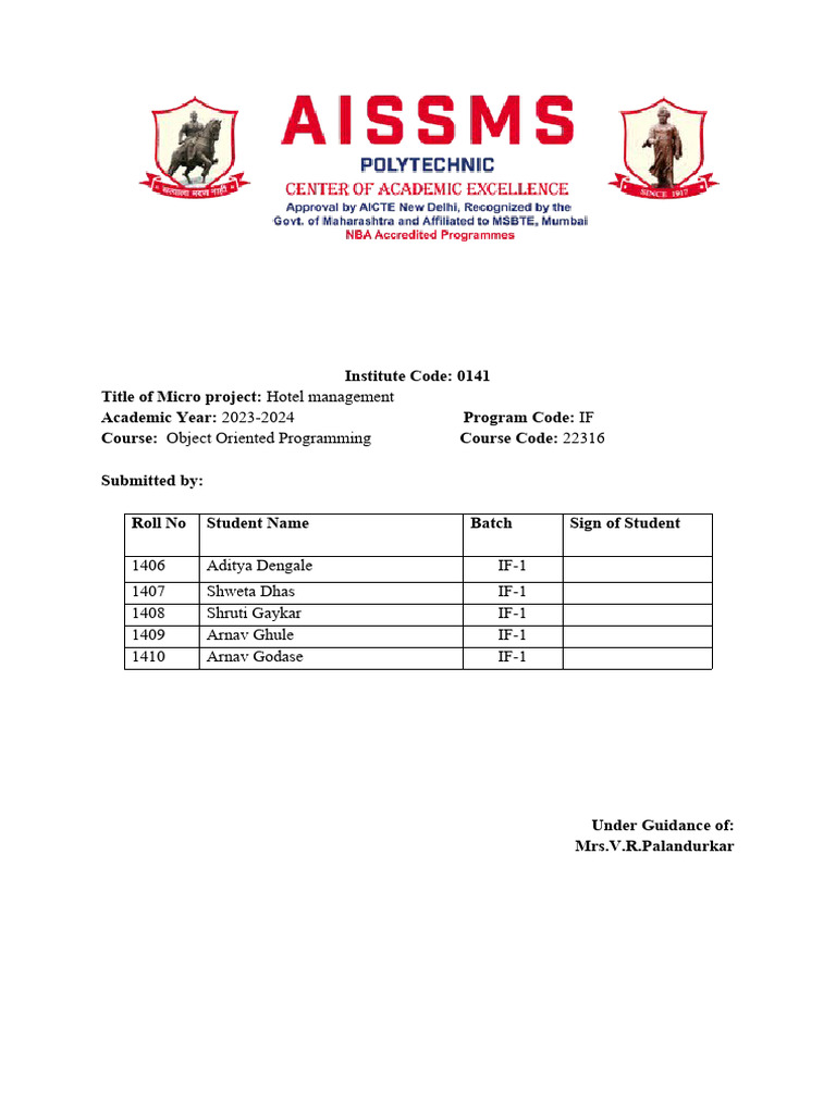1406 Aditya Dengale IF-1 1407 Shweta Dhas IF-1 1408 Shruti Gaykar IF-1 ...