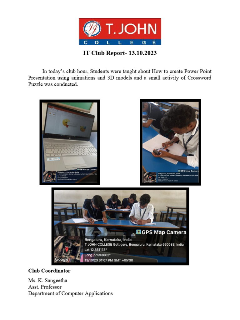 IT Club PowerPoint Workshop Report | PDF | Art | Computers
