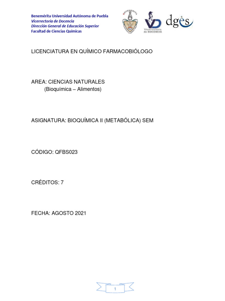 Ayudas Didacticas Bioq II QFB SEM 2021-1 | Descargar gratis PDF | Hemoglobina | Trifosfato de ...