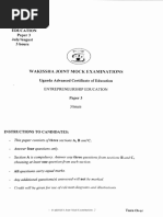 UACE-2024-Physics-paper-1-guide | PDF | Gases | Photoelectric Effect