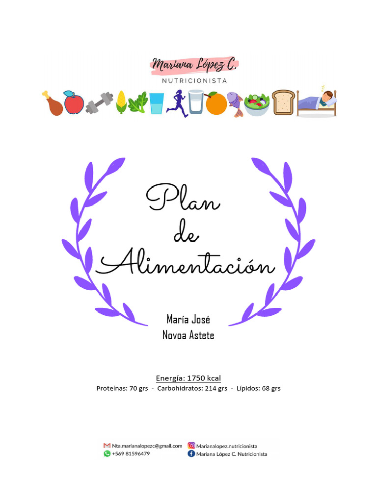 Plan de Alimentación | PDF
