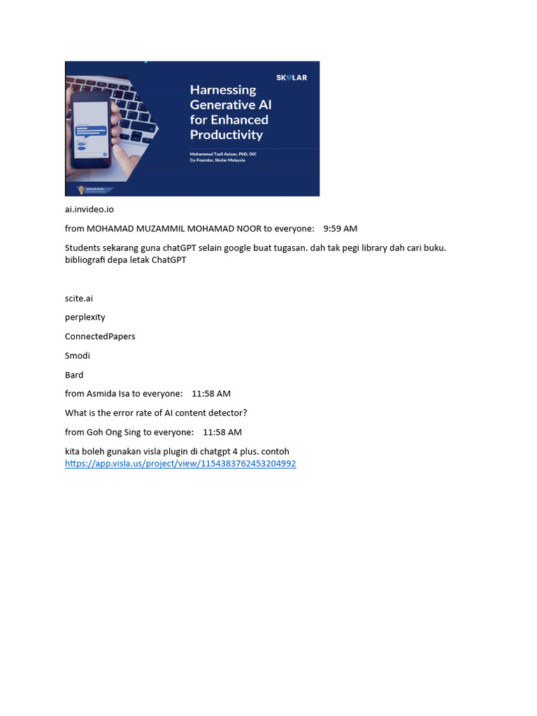 ChatGPT and AI Tools in Education | PDF