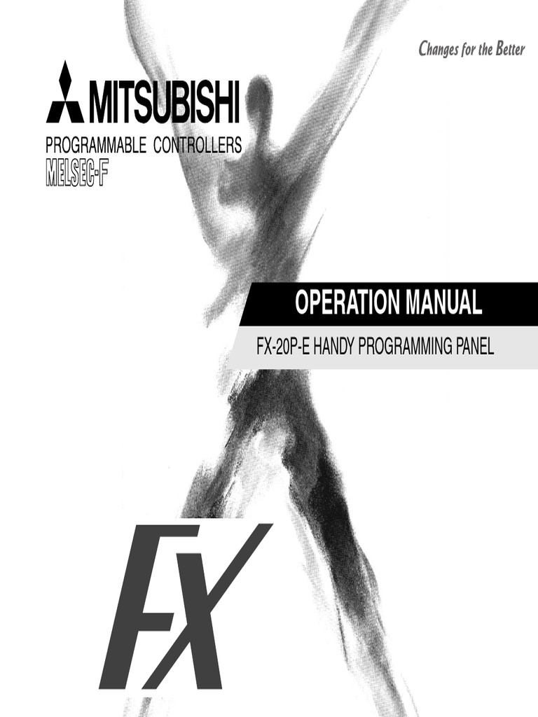 Operation Manual: Fx-20P-E Handy Programming Panel | Download Free PDF | Programmable Logic ...