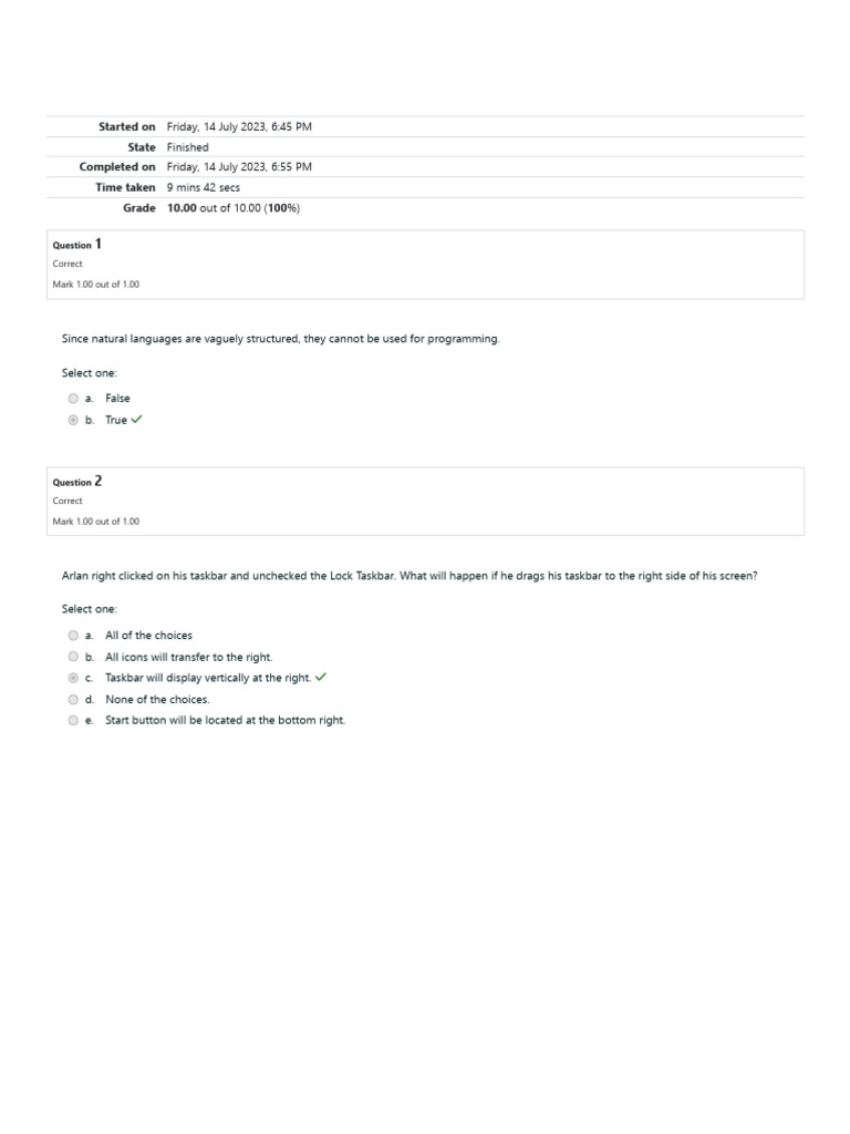 PROG3111 Q2 Performance Task 1 - Attempt Review | PDF | Games ...