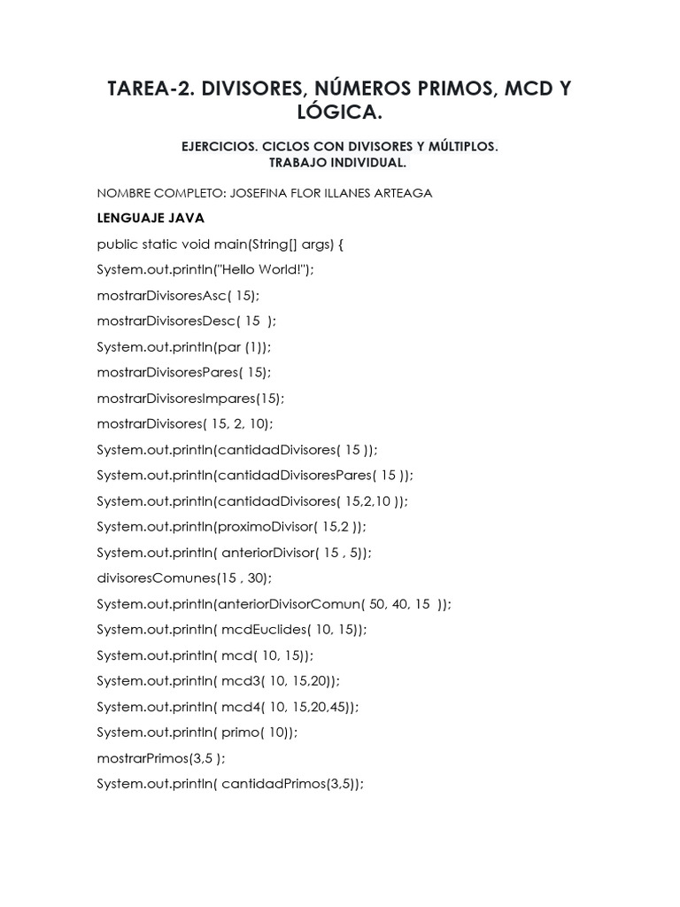 Tarea 2 Program | PDF | Computer Programming | Computer Engineering