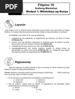 Filipino 10 - Q3 - Modyul 3 - Ver1 | PDF