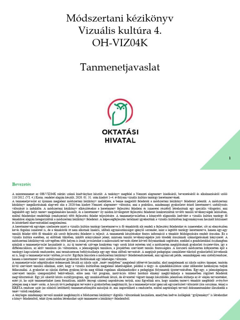 OH-VIZ04K Tanmenet | PDF