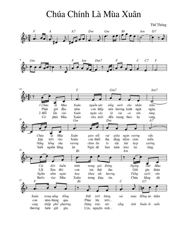 Chua La Mua Xuan | PDF