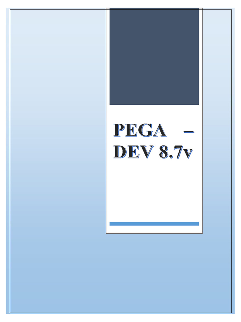 Pega Doument 1690469041 | PDF | Class (Computer Programming) | Boolean ... Pega Doument 1690469041 | PDF | Class (Computer Programming) | Boolean ...