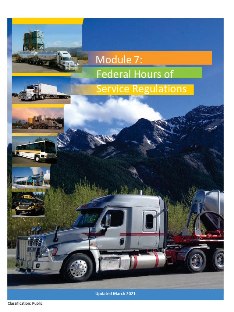 Trans Commercial Vehicle Safety Compliance in Alberta 2021 Module 7 | PDF Trans Commercial Vehicle Safety Compliance in Alberta 2021 Module 7 | PDF