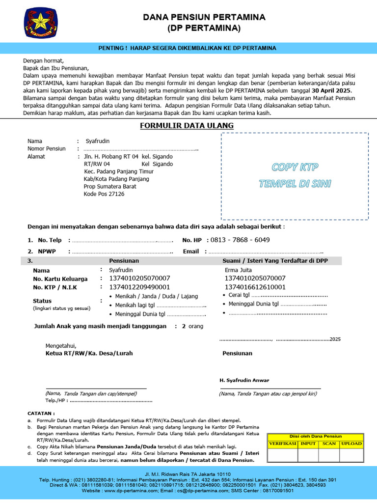 Fdu - Pertamina 2025 | PDF