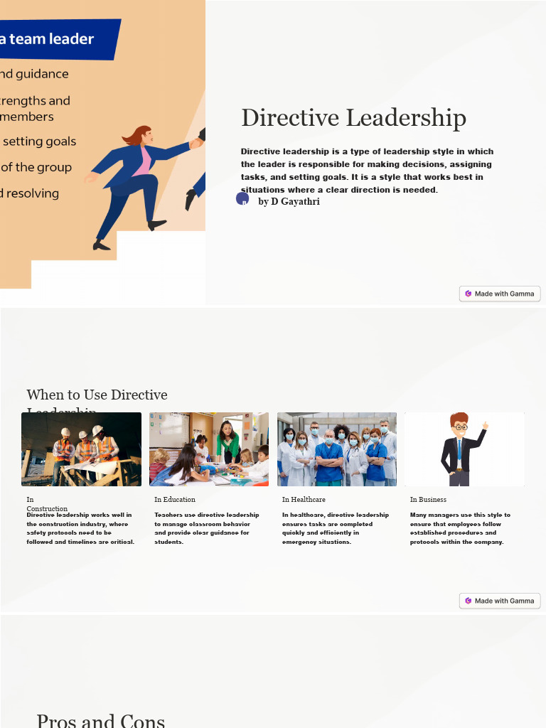 Directive Leadership | PDF | Leadership | Goal