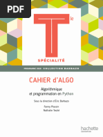 Cahier D'algorithmique Et Programmation 2de | PDF