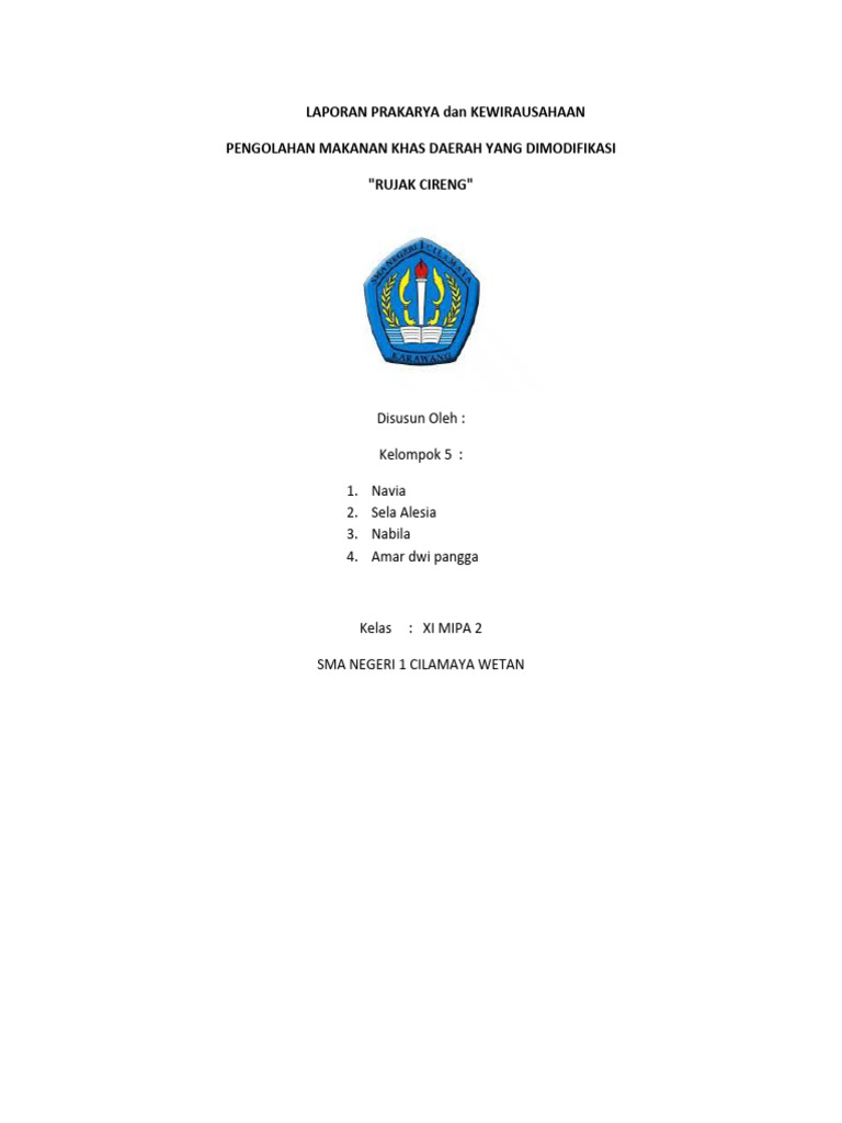 Proposal Pkwu (Kelompok 5) Xi Ipa 2.1 | PDF