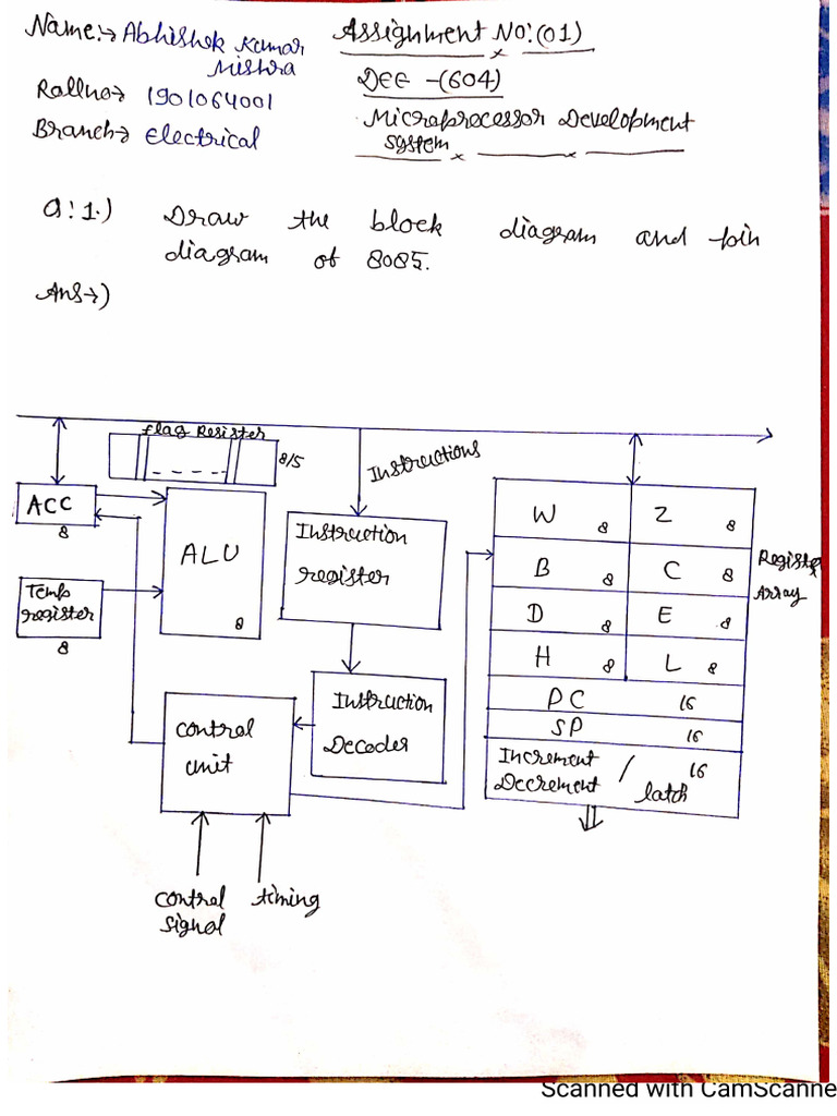 Microprocessor Assignment1 Pdf 