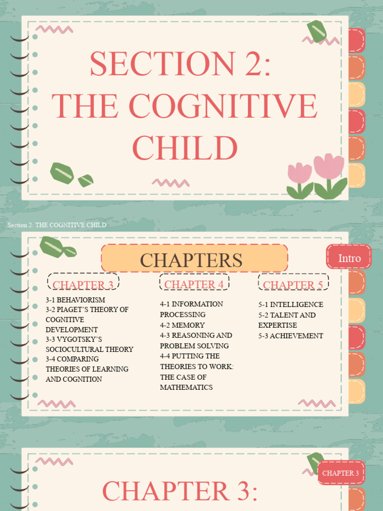 Educ 101 The Cognitive Child Chapter 3-5 | Download Free PDF | Constructivism (Philosophy Of ...
