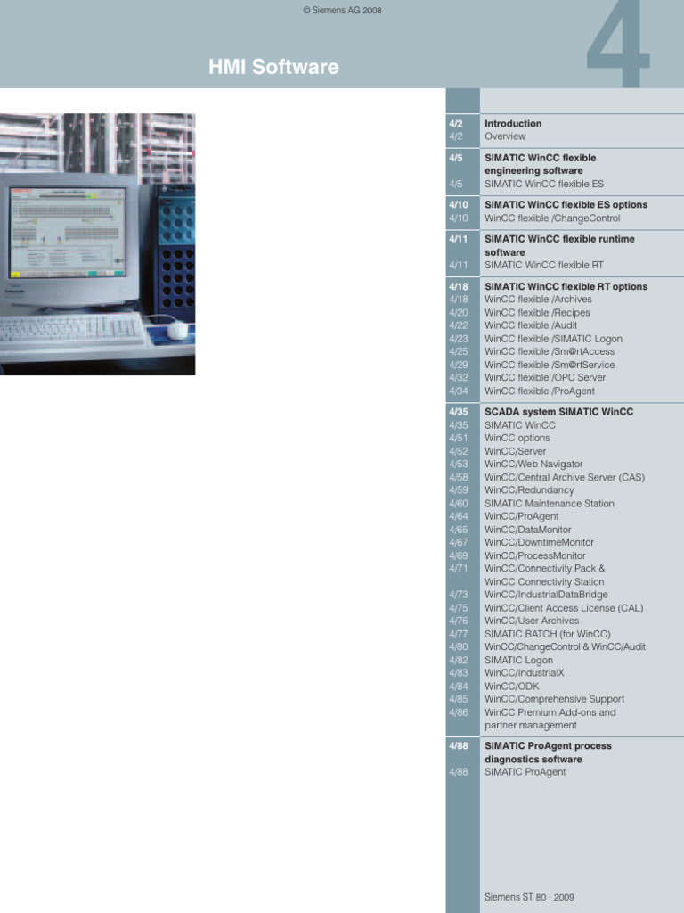 Siemens Simatic WinCC SCADA 2009 | Download Free PDF | Scada | Microsoft Windows