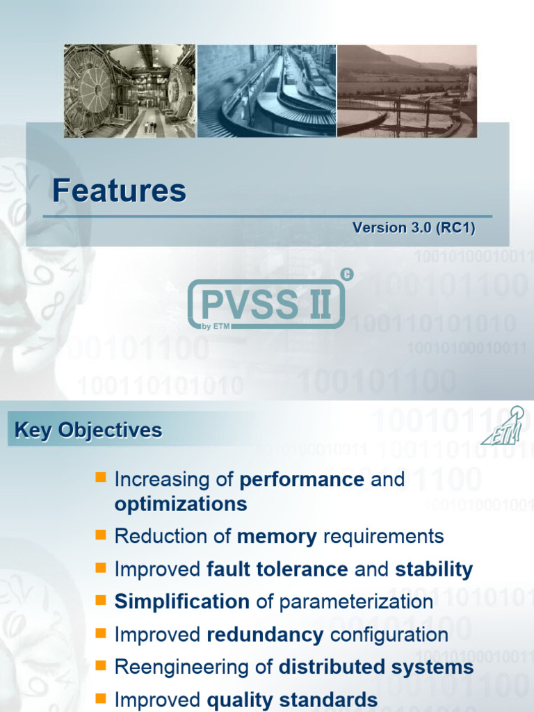 Features of PVSS II v3 | PDF | Computer Network | Computer Architecture