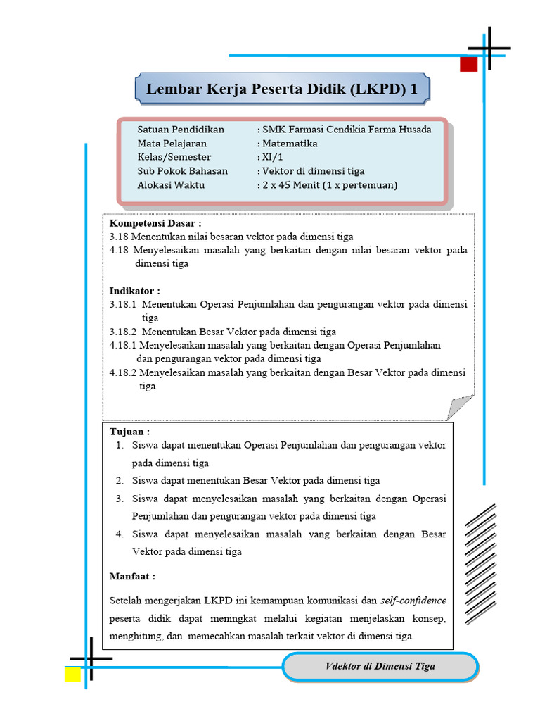 Contoh LKPD PBL | PDF