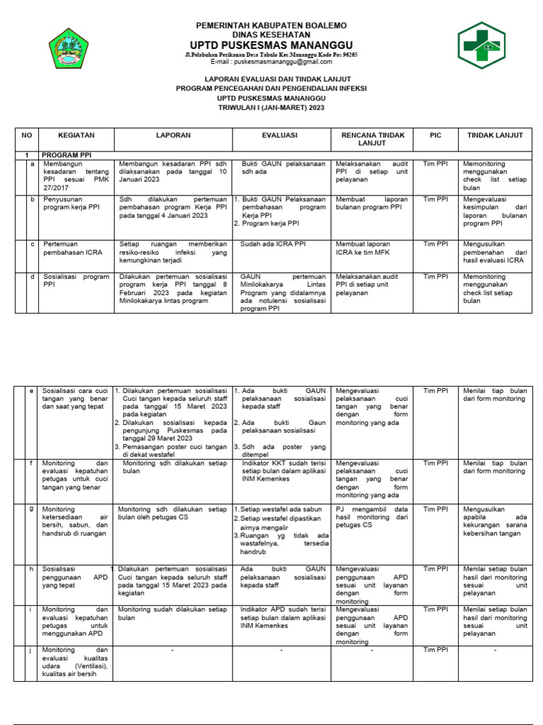 Evaluasi Dan TL Program Ppi | PDF