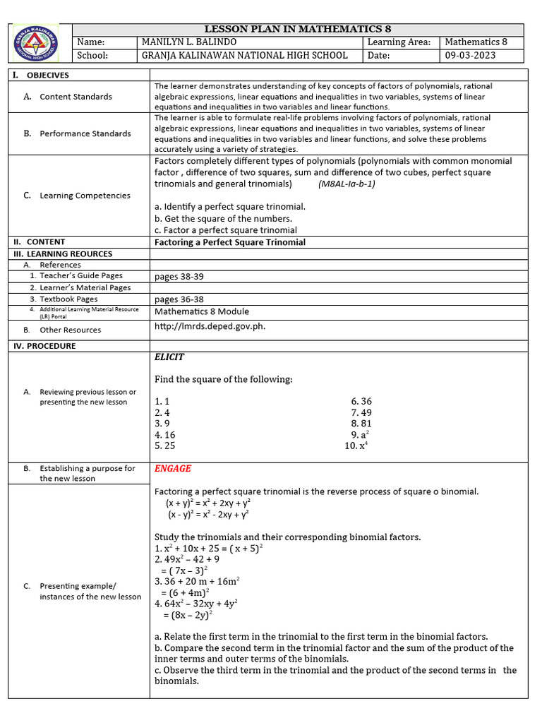 Factoring Polynomial 4 | PDF | Factorization | Equations
