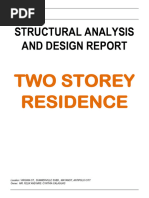 Sample Structural Analysis For Building Permit Application - 2 Storey ...