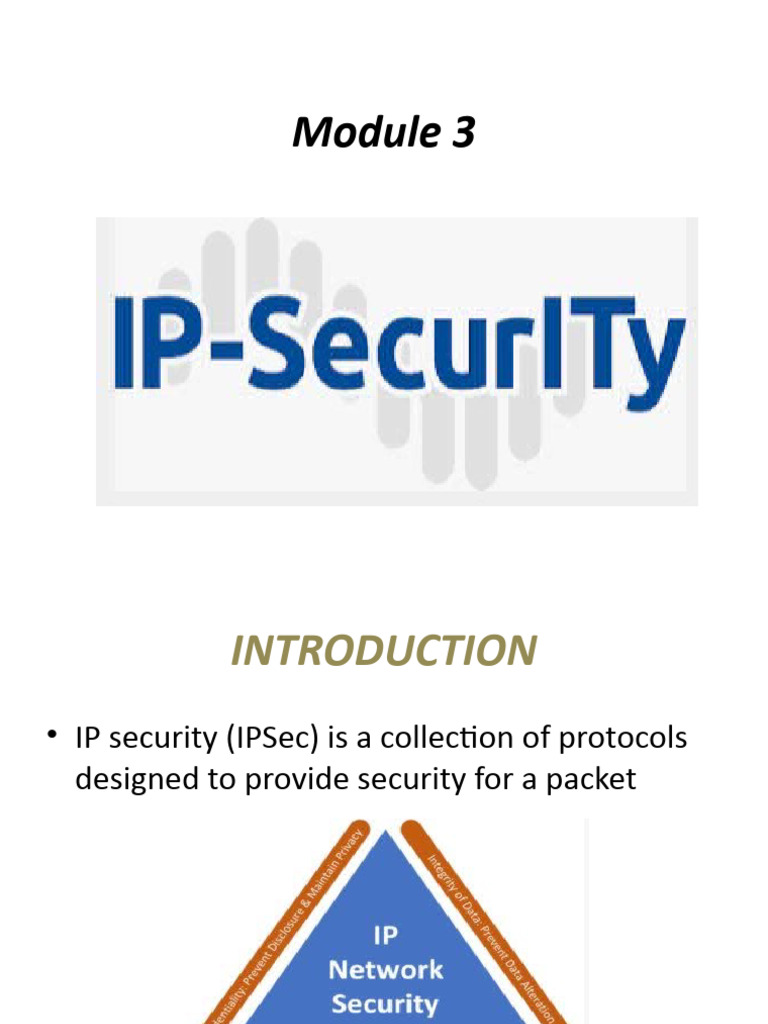 Module 3 NS | PDF | Internet Protocols | Internet Standards