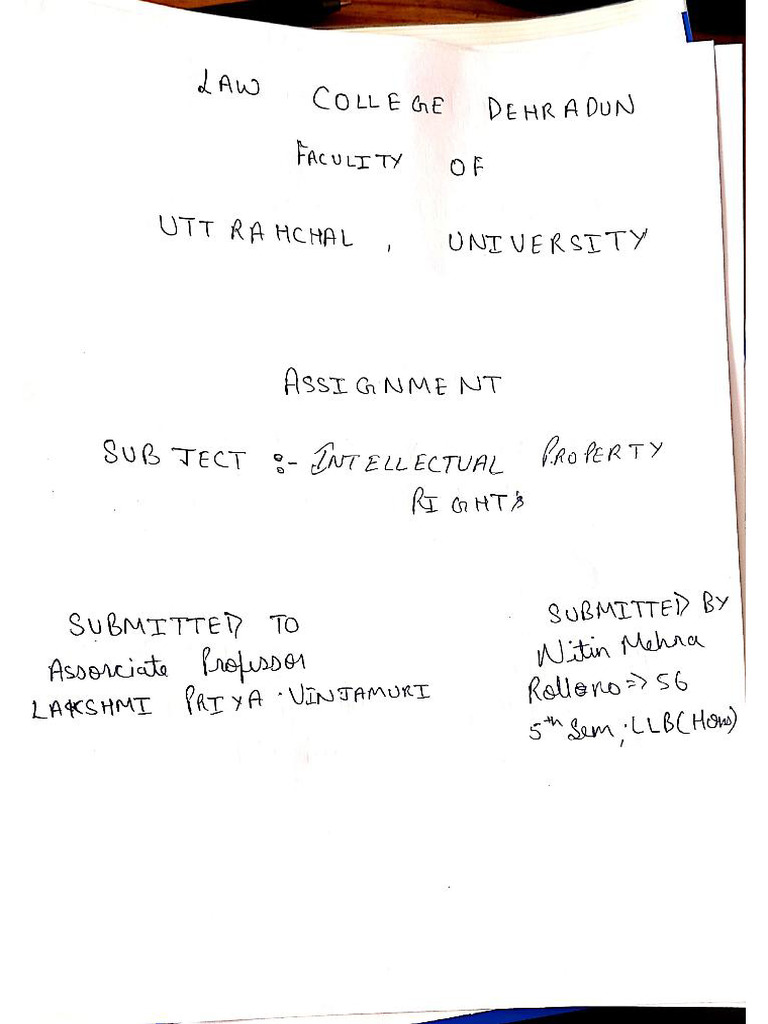 IPR Assignment 1 Compressed Low | PDF