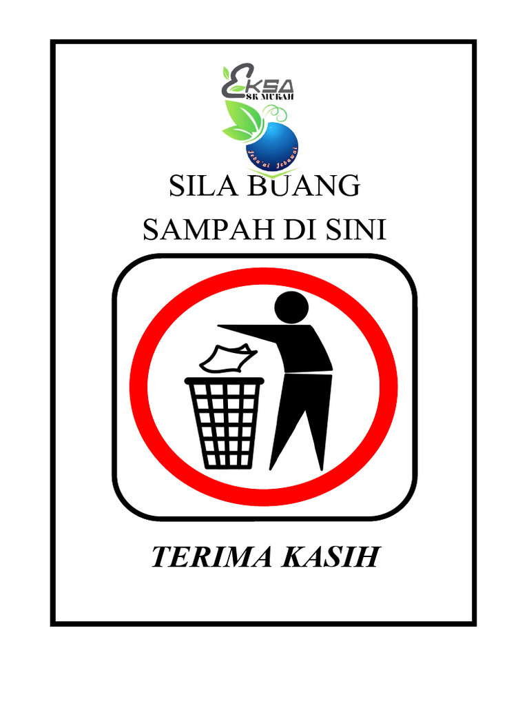 Sila Buang Sampah Disini | PDF