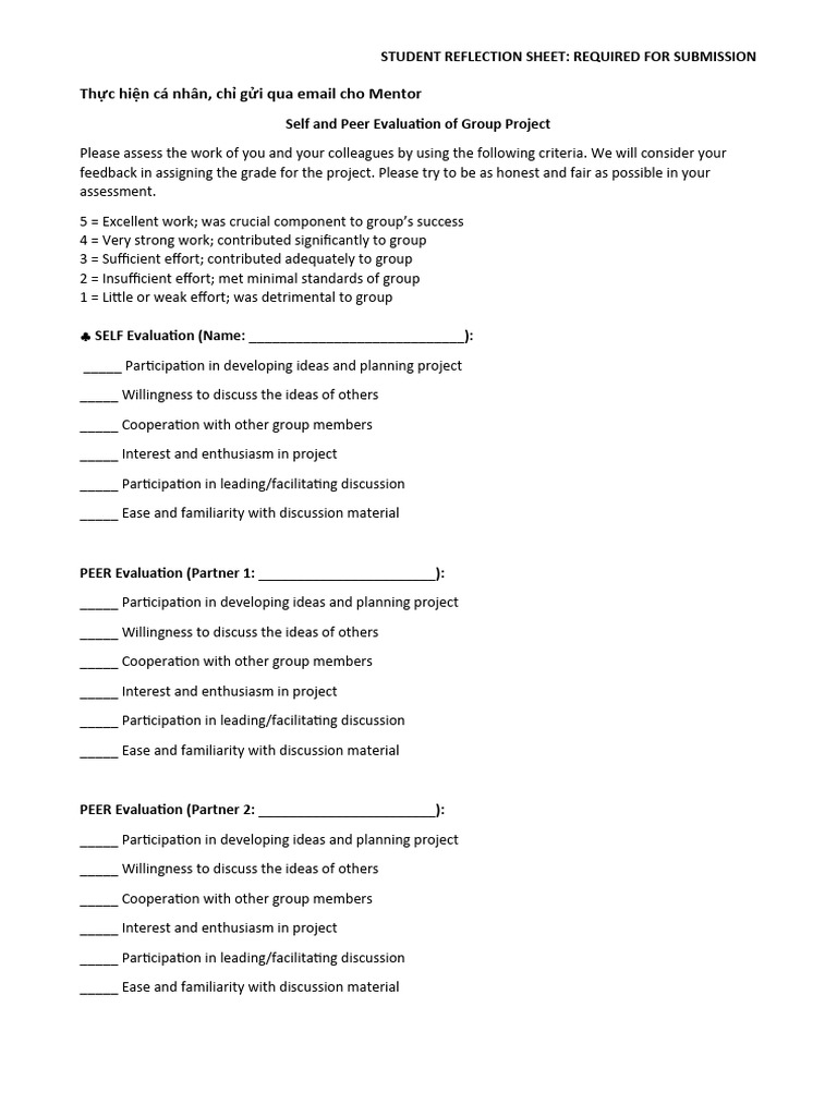 360o Peer Evaluation-Sheet | PDF | Cognition | Human Communication