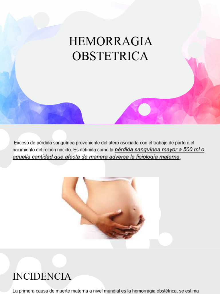 Hemorragia Obstetrica | PDF