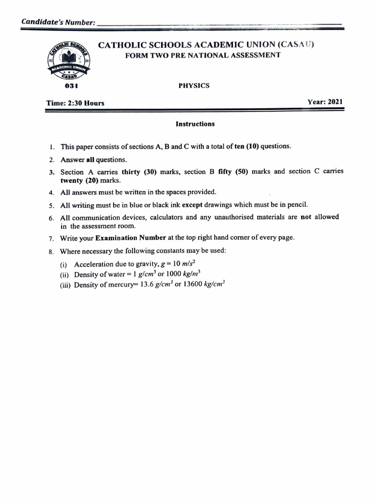 F2 Physics | PDF | Force | Weight