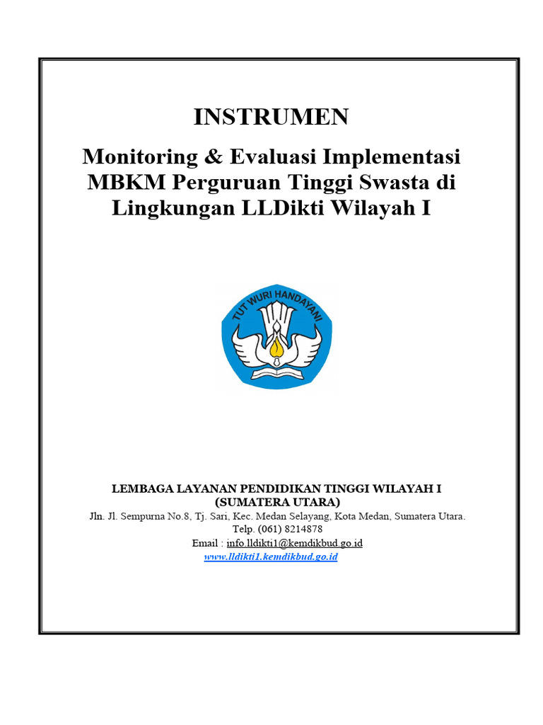 Instrumen Monev MBKM Dan Kerjasama 2023 | PDF