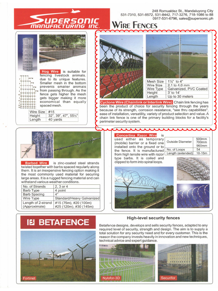 SMI Brochure - CYCLONE WIRE | PDF