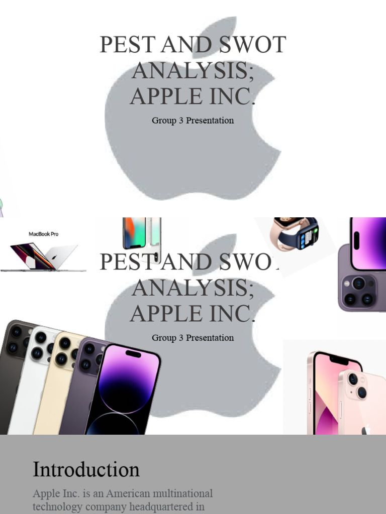 Pest and Swot Analysis Apple Inc Group 3 | PDF | Apple Inc. | Taxes