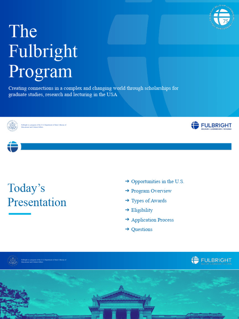Fulbright Program: Scholarships & Application Guide | PDF | Career & Growth | Social Science