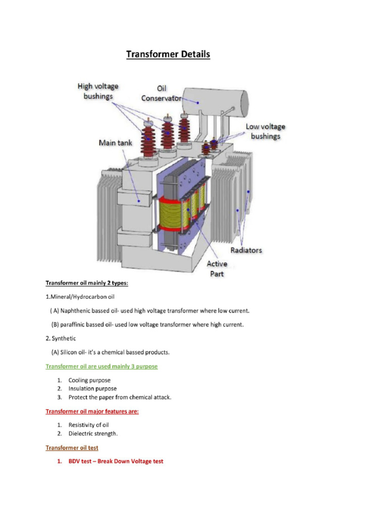 Transformer Oil Filtration | PDF