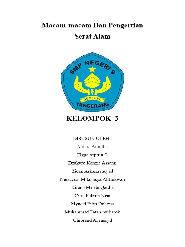 Macam-Macam Serat Alam | PDF