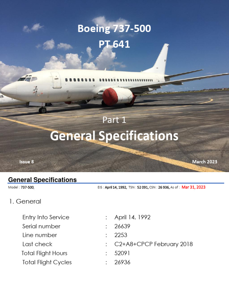 Part 1 - PT 641 - General Specifications - Issue 8 - March 2023 | PDF | Vehicles | Aviation