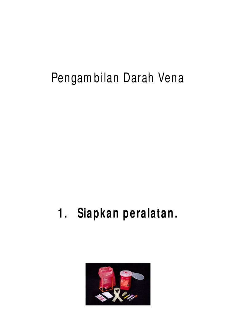 Pengambilan Darah Vena & Perifer | PDF