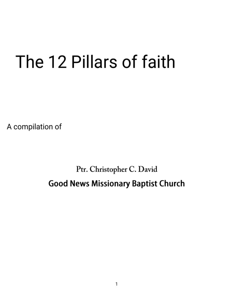 12 Pillars of Faith | PDF