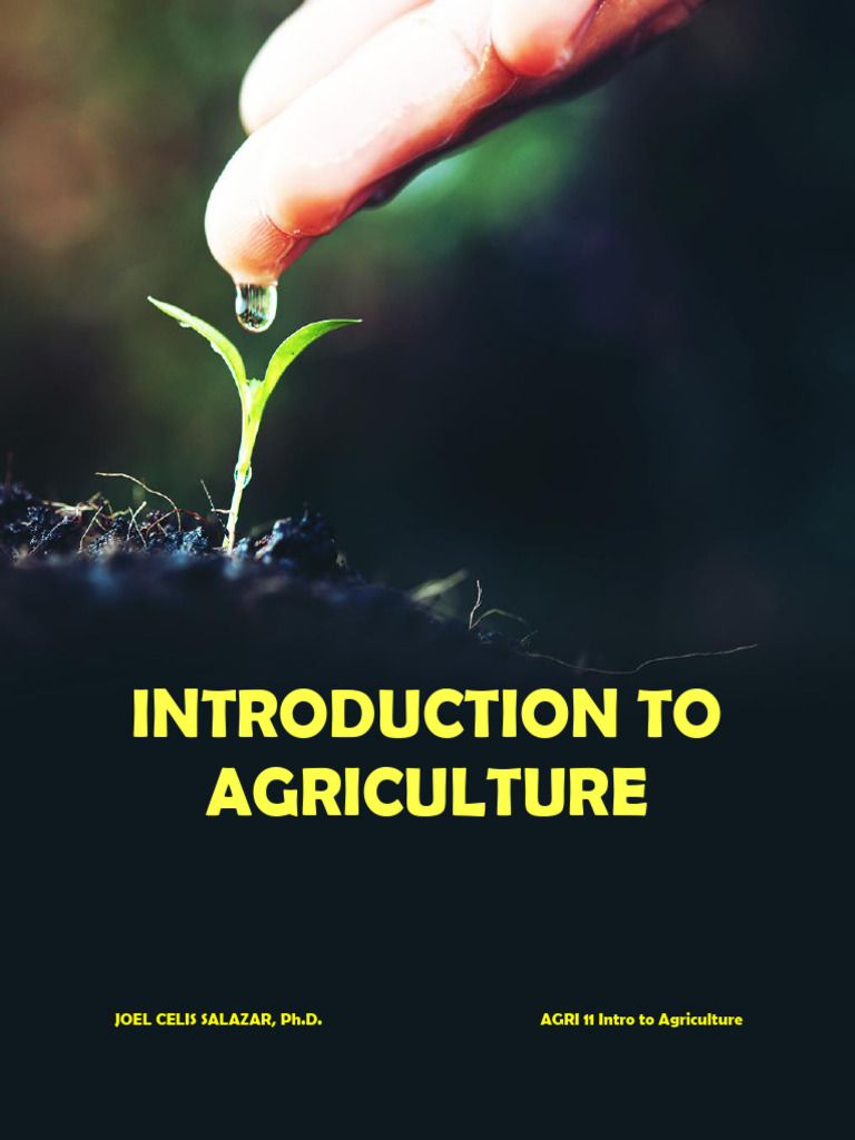 FLM Introduction To Agriculture Chapter 1 | PDF | Agriculture | Food ...